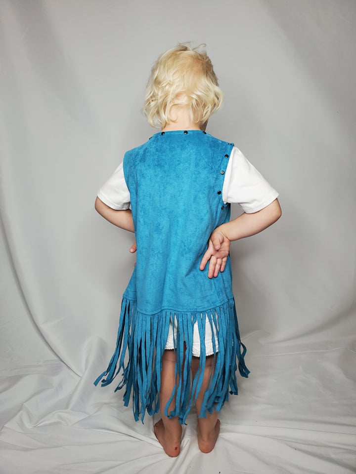 Girls Suede Fringe Vest – Wildcard Western Boutique